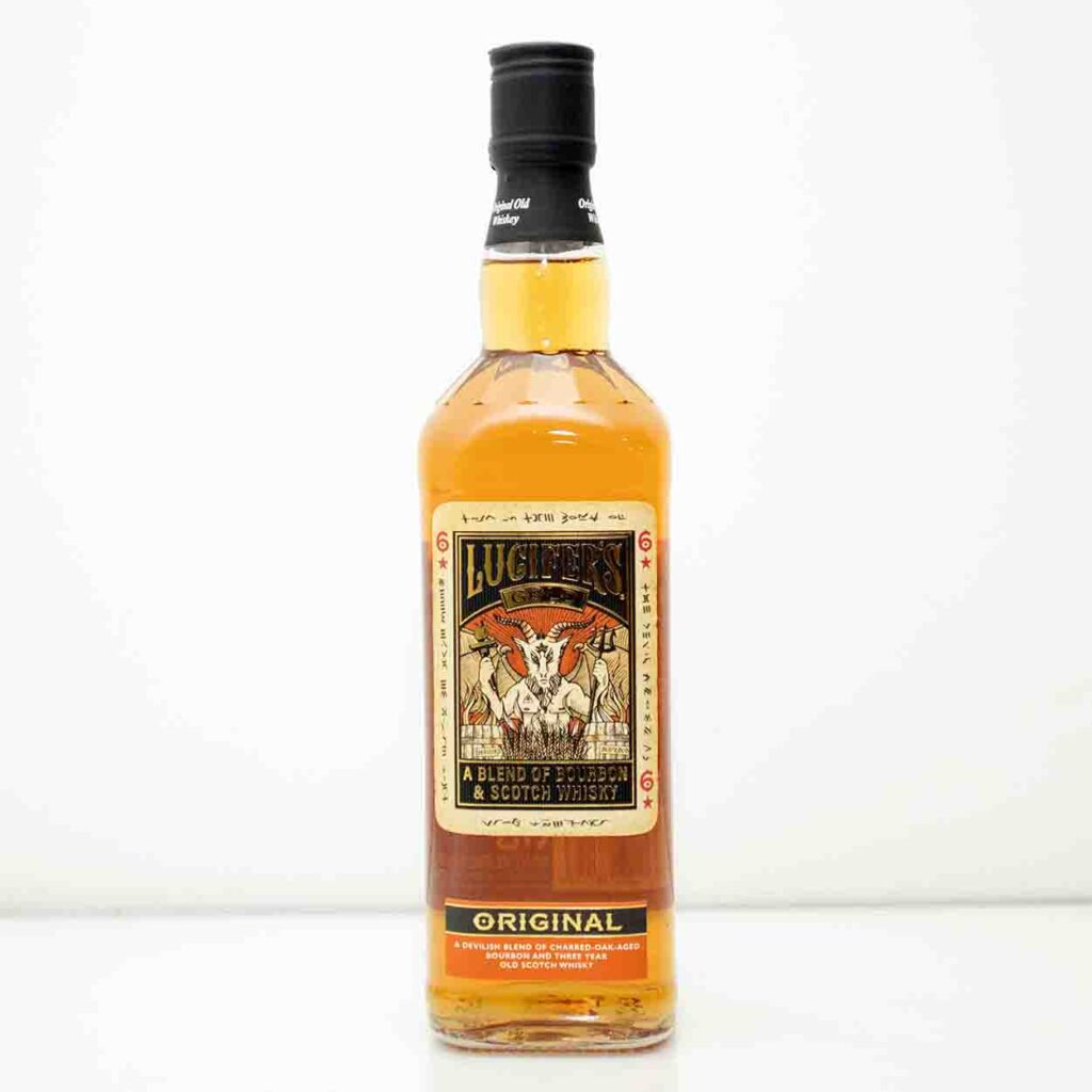 Lucifers Gold A Blend of Bourbon And Scotch Whisky 700ml - Tom's Wine Goa